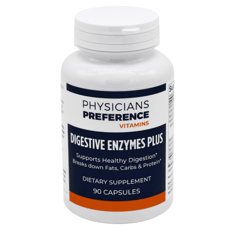 Digestive Enzymes Plus 90 Capsules - Physicians Preference Vitamins