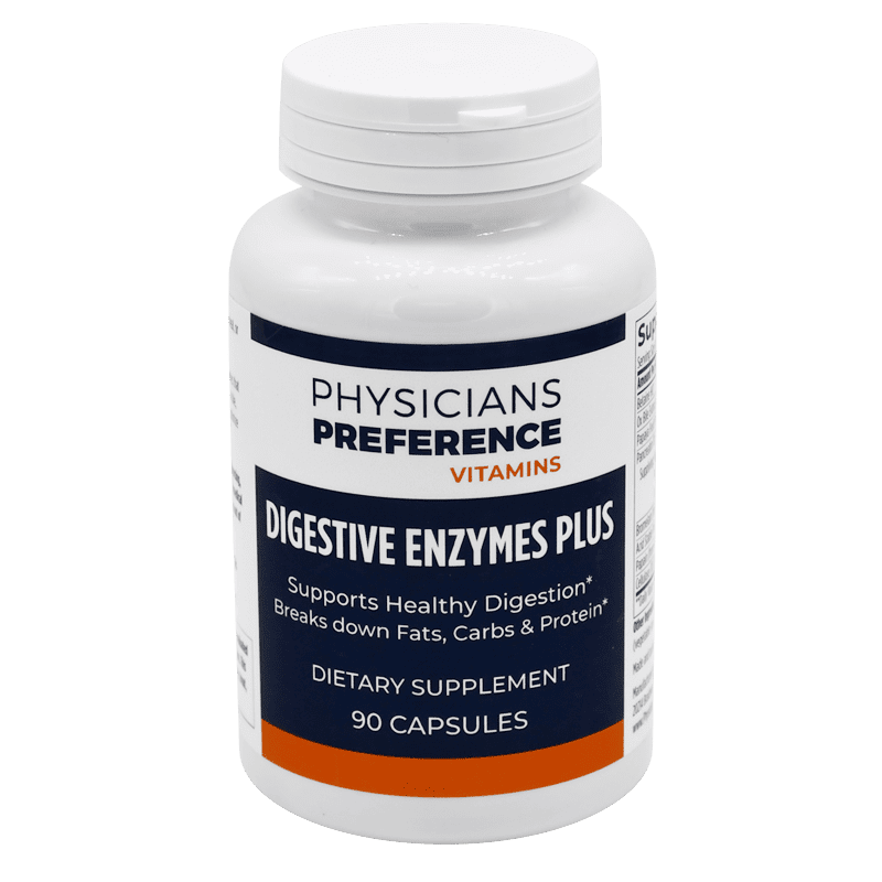 Digestive Enzymes Plus 90 Capsules Physicians Preference Vitamins