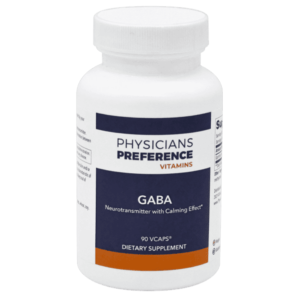 GABA 500 mg 60 Capsules - Physicians Preference Vitamins