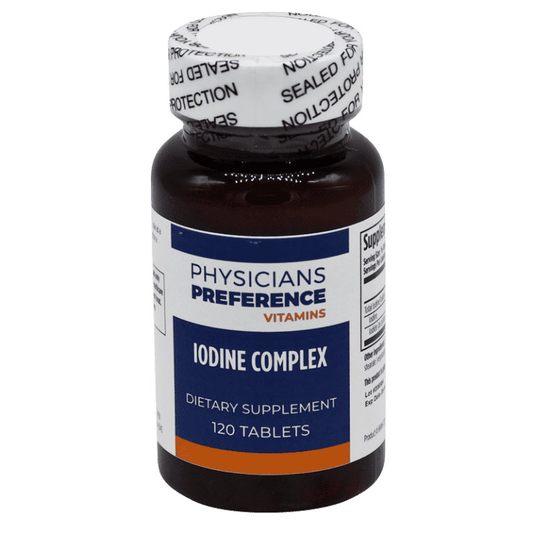 Iodine Complex 12.5 mg 120 tablets - Physicians Preference Vitamins