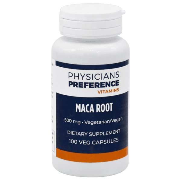 Maca Root 500 mg 100 Capsules - Physicians Preference Vitamins