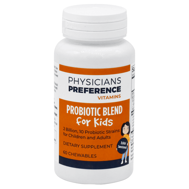 Probiotic Blend for Kids 60 Chewables - Physicians Preference Vitamins
