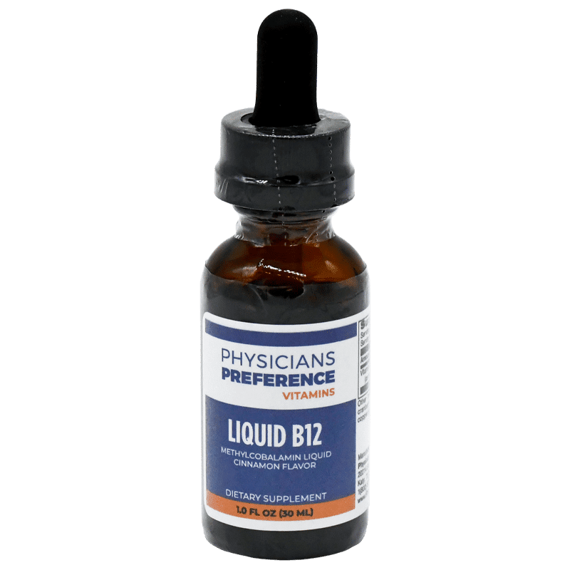 B12 Liquid 1 oz Cinnamon - Physicians Preference Vitamins