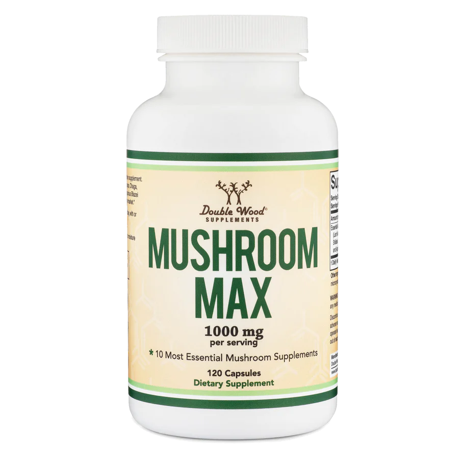 Mushroom Max 1000 mg 120 Capsules - Physicians Preference Vitamins